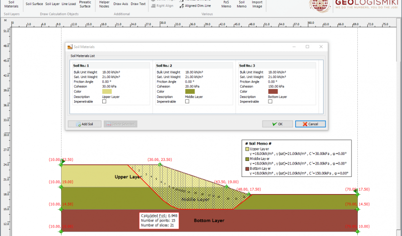 SimSlope v.1.0 – Slope stability analysis software - GeoLogismiki